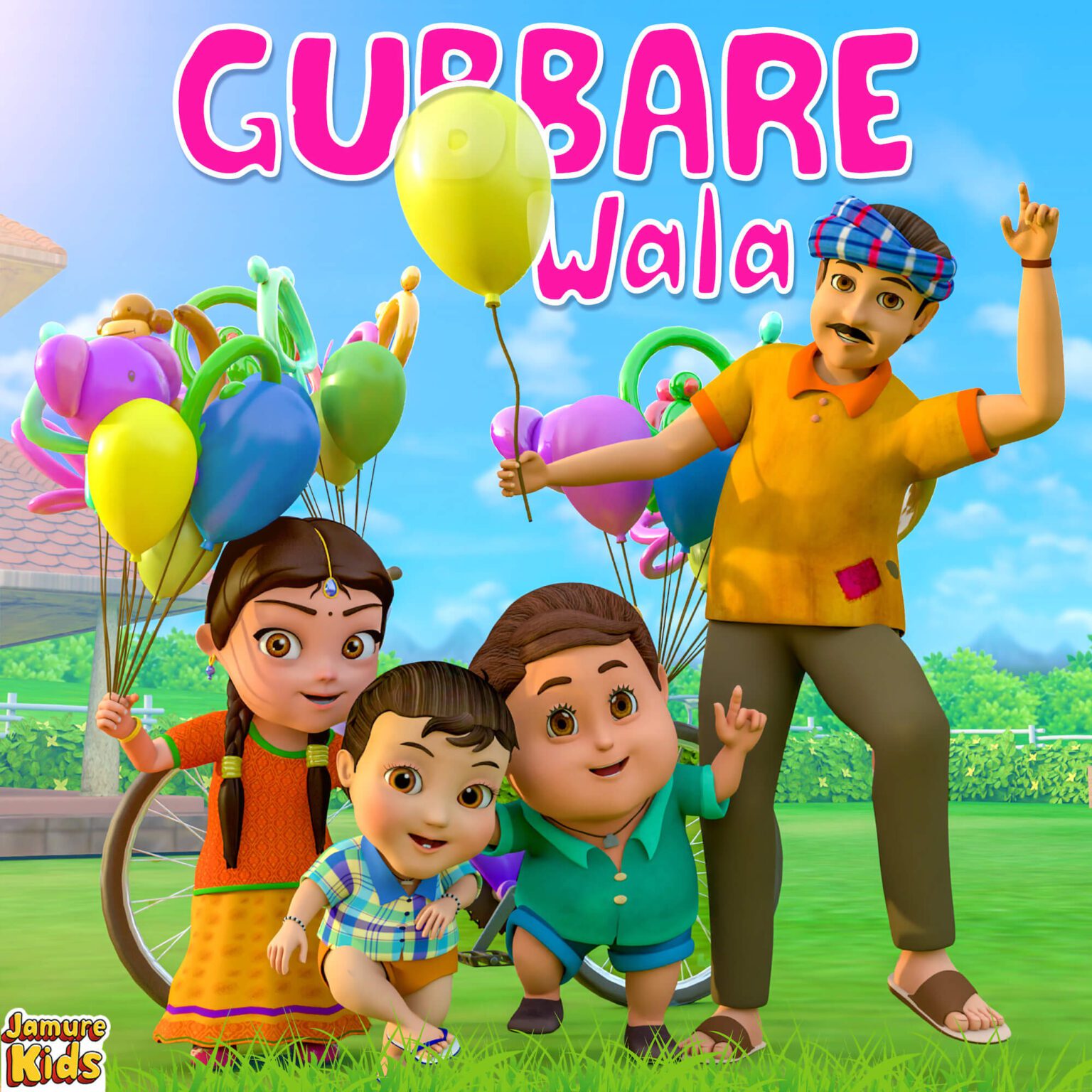 Main Gubbare Wala Hu | गुब्बारे वाला I Balloon Song For Kids Cartoon ...